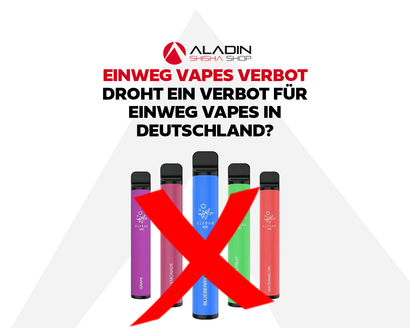 Einweg Vapes Verbot in Deutschland? Das musst Du wissen!