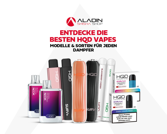 Top 10 HQD E-Zigaretten: Finde die perfekte Vape für dein Dampferlebnis