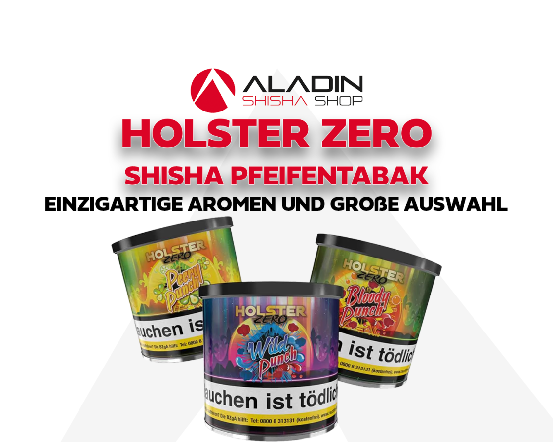 Entdecke Holster Zero: Der Shisha Pfeifentabak für anspruchsvolle Genießer