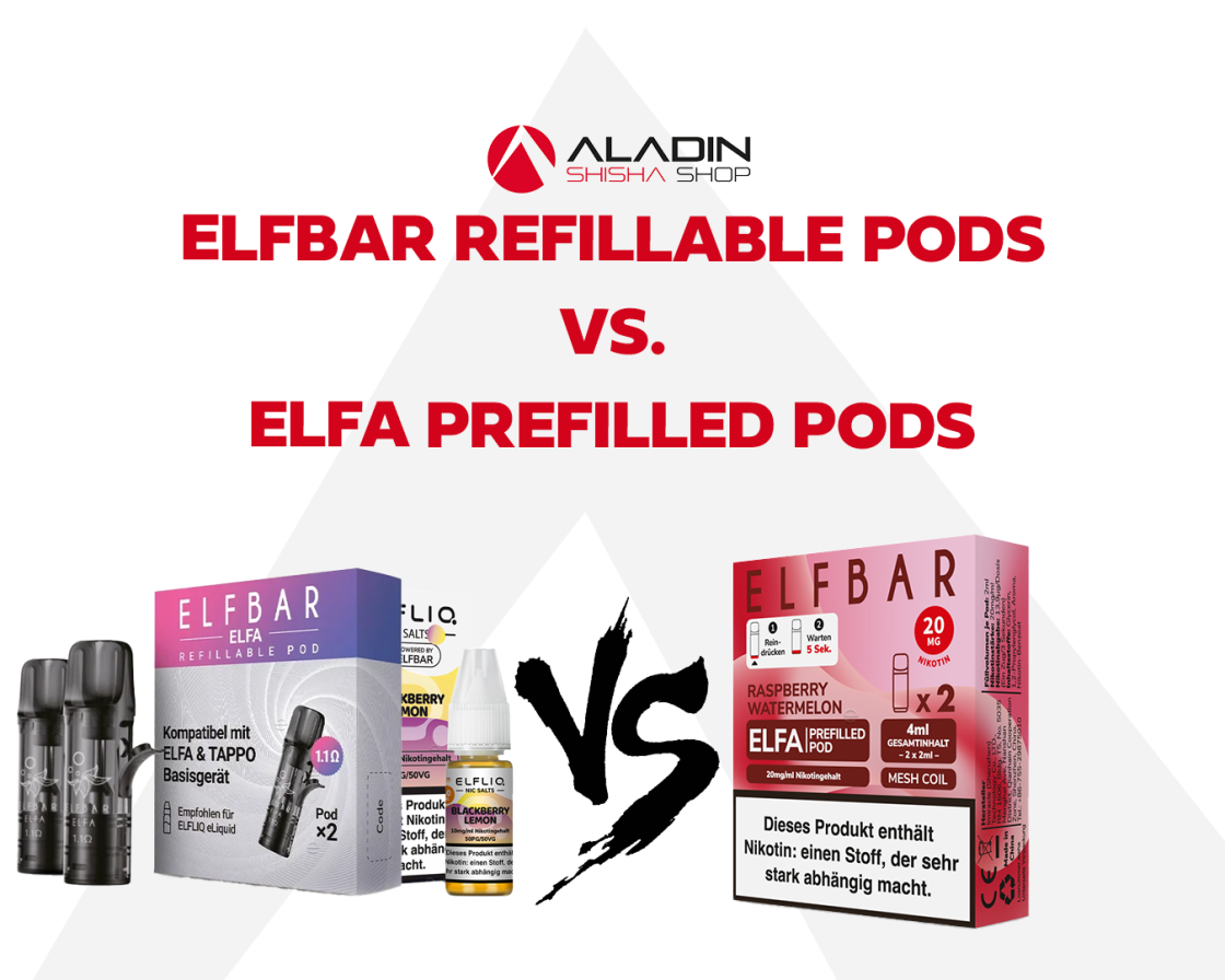 Elfbar Refillable Pods und ELFA Prefilled Pods im Test