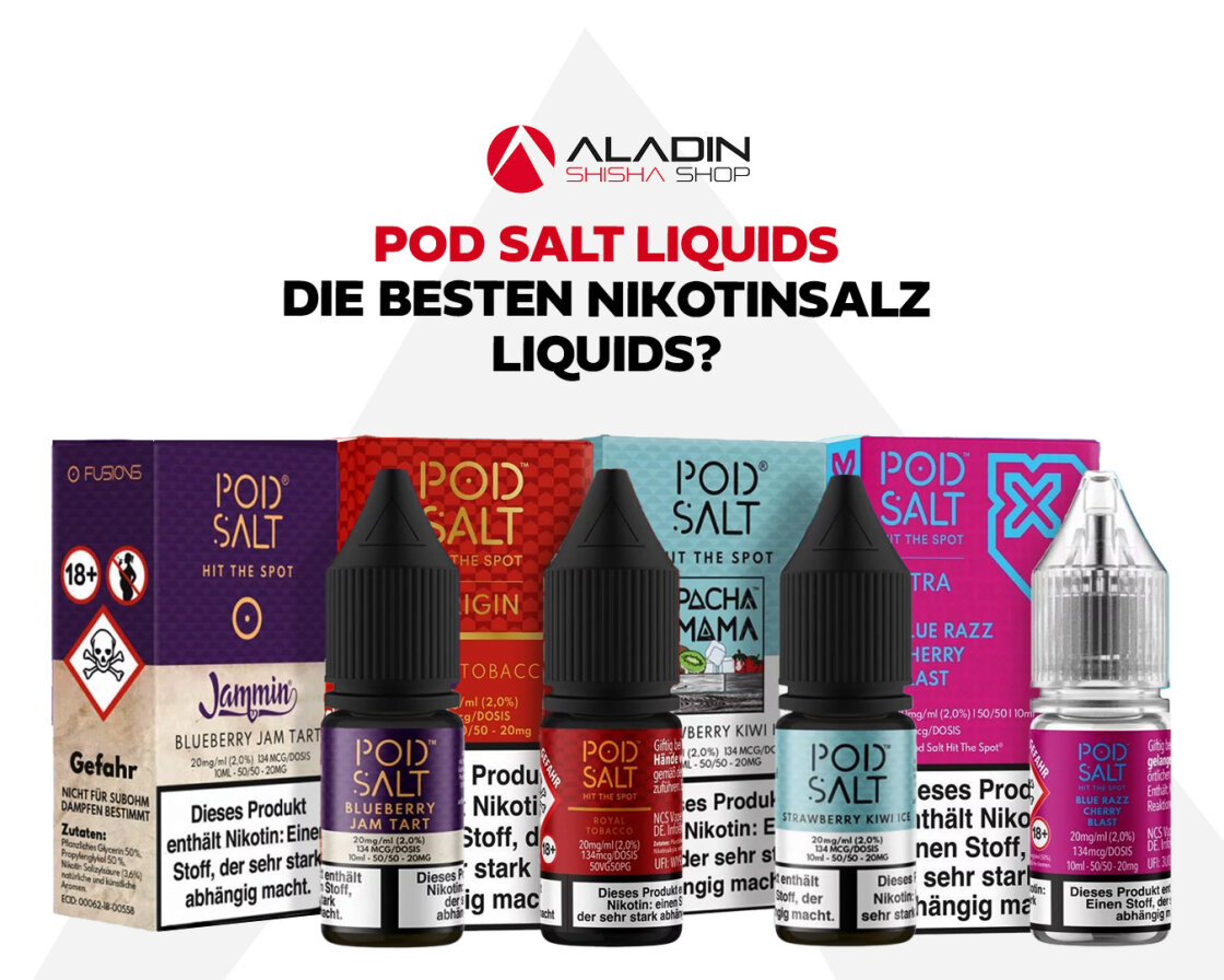 Pod Salt Liquids – Die besten Nikotinsalz Liquids für Vaper?