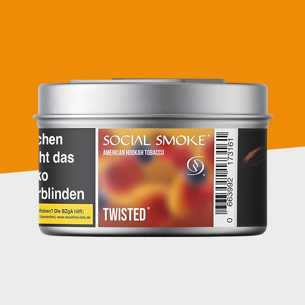 Social Smoke - Twisted Shisha Tabak 200g | günstig online kaufen, 28,90