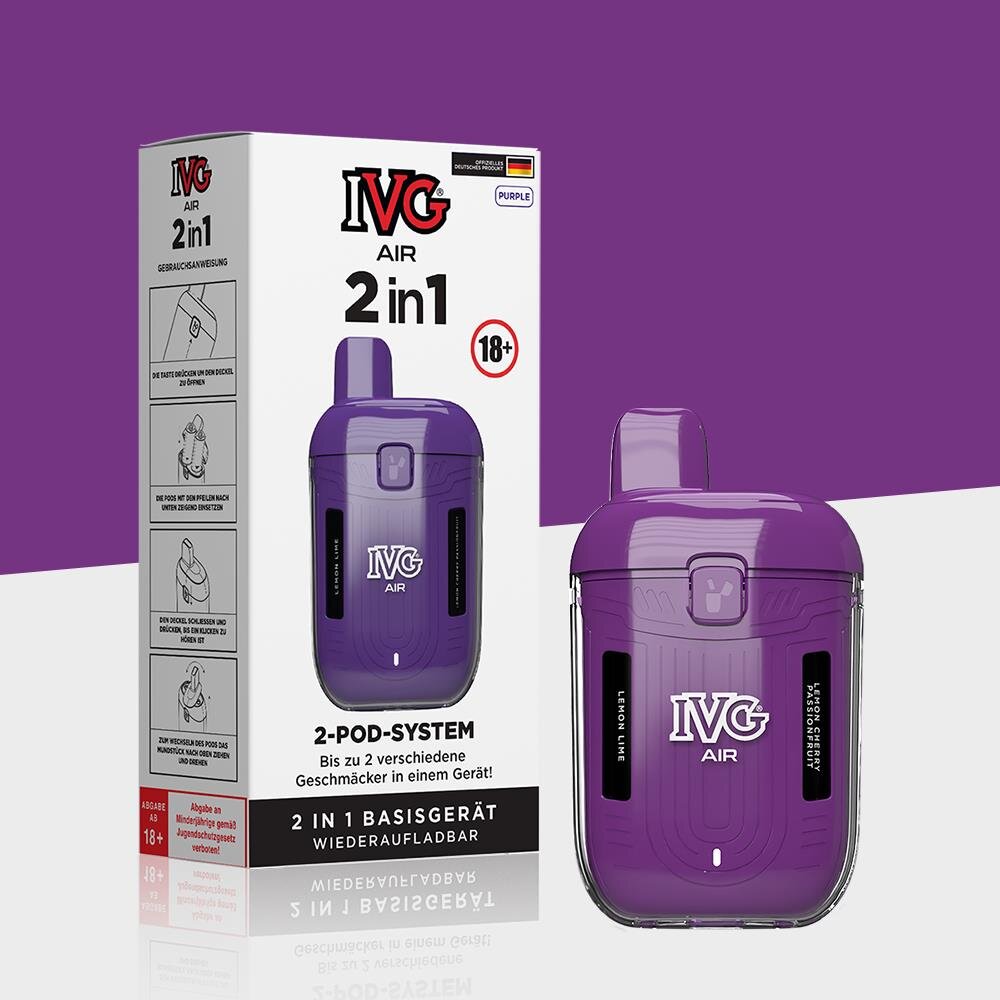 IVG Air 2 in 1 - Purple - Pod Kit | online kaufen, 4,99