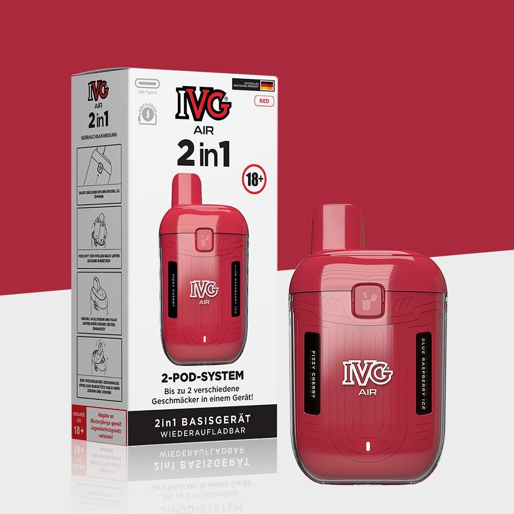 IVG Air 2 in 1 - Red Pod Kit | günstig online kaufen, 4,99