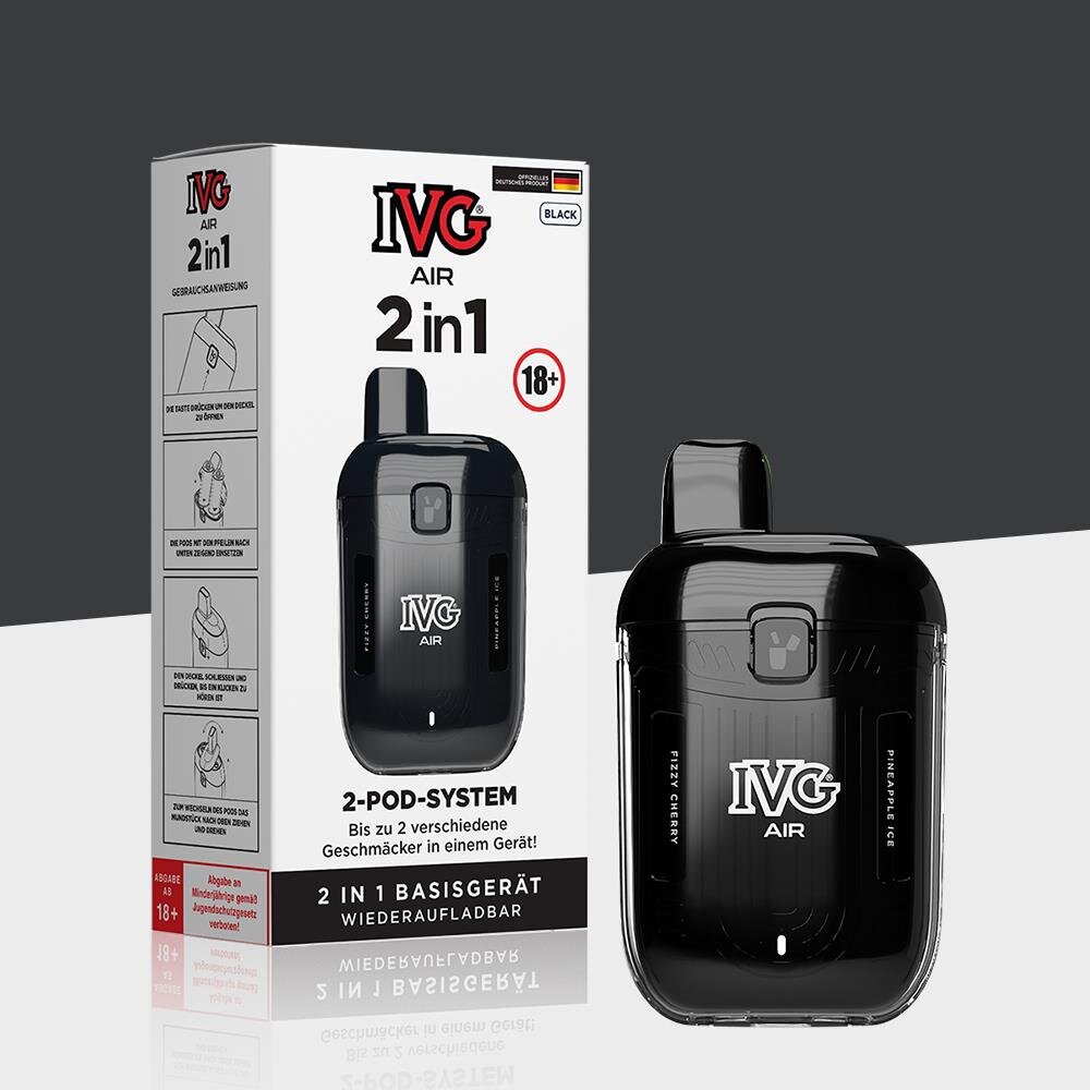 IVG Air 2 in 1 - Black - Pod Kit | günstig online kaufen, 6,99
