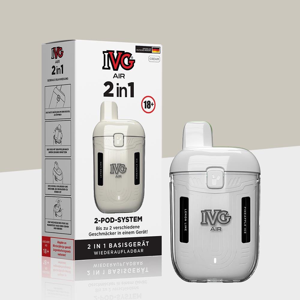 IVG Air 2 in 1 - Cream - Pod Kit | online kaufen, 6,99