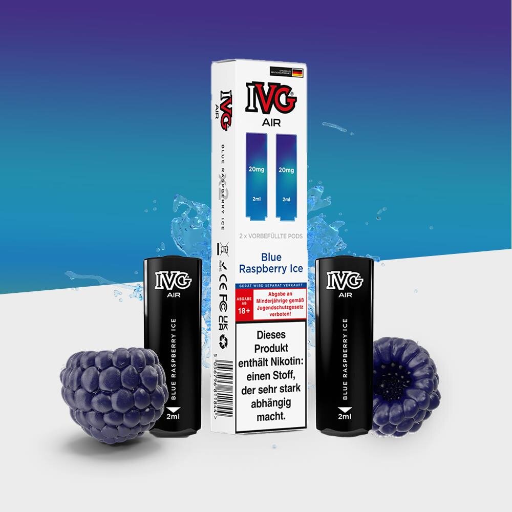 IVG Air - Blue Raspberry Ice - Pod 20mg/ml, 5,99