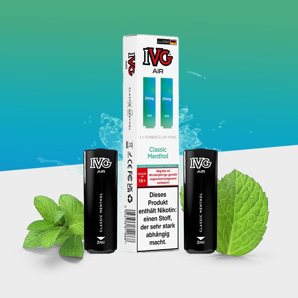 IVG Air - Classic Menthol - Pod 20mg/ml, 5,99