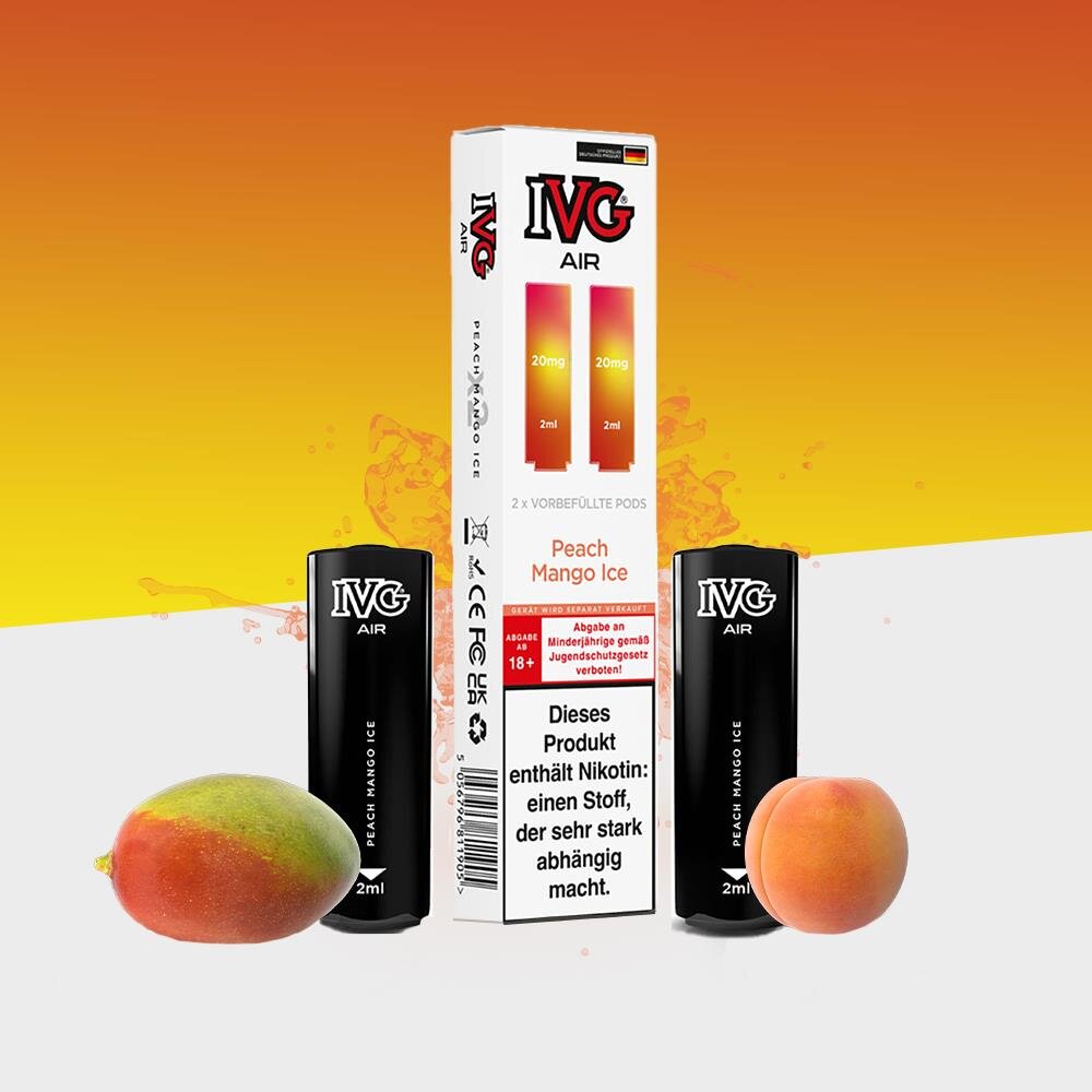 IVG Air 2 in 1 - Peach Mango Ice - Pod 20mg/ml, 5,99