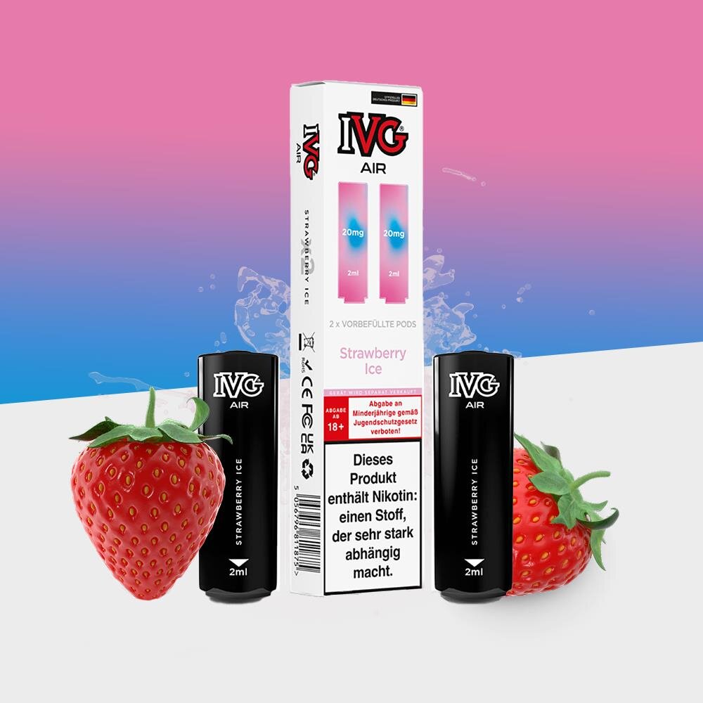 IVG Air 2 in 1 - Strawberry Ice - Pod 20mg/ml, 5,99