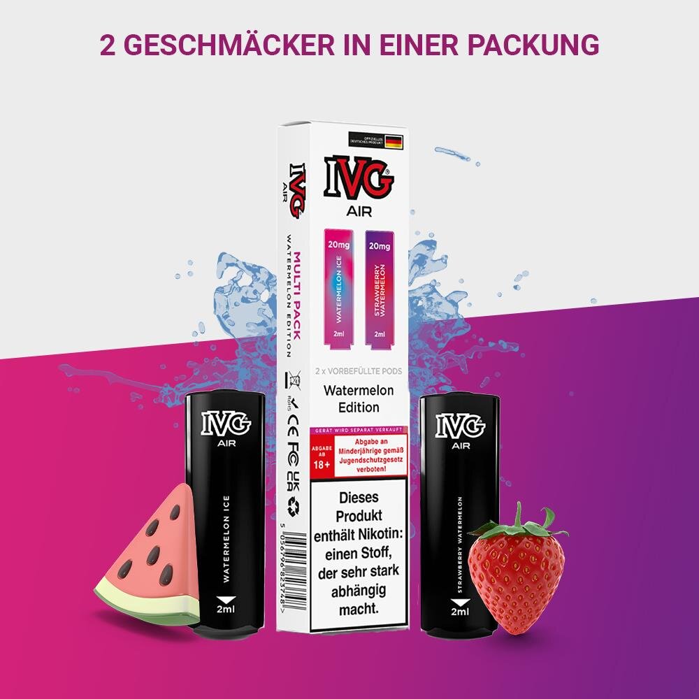 IVG Air 2 in 1 - Watermelon Edition - Pod 20mg/ml, 5,99