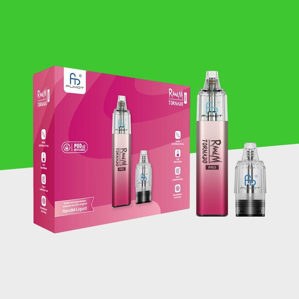 RandM Tornado Pro - Pink Pod Kit | System mit Power, 14,99