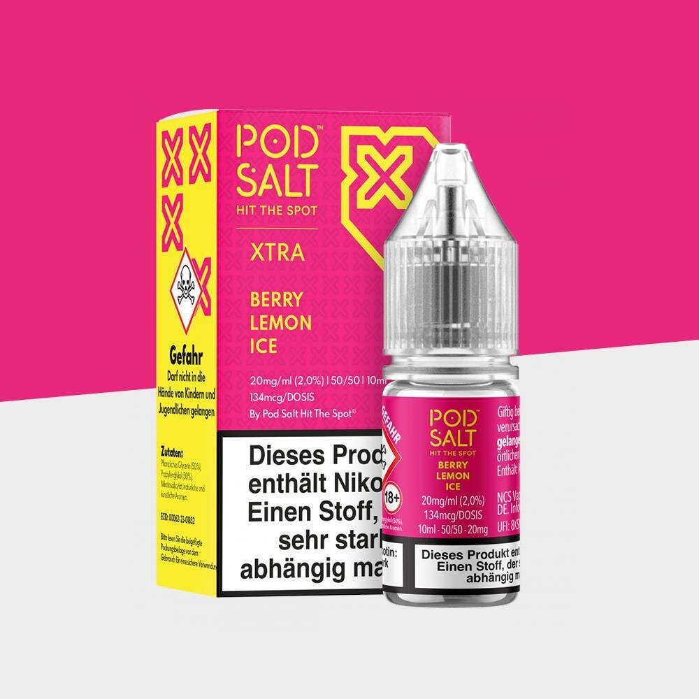 Pod Salt Xtra - Berry Lemon Ice 10mg - E-Liquid, 7,99