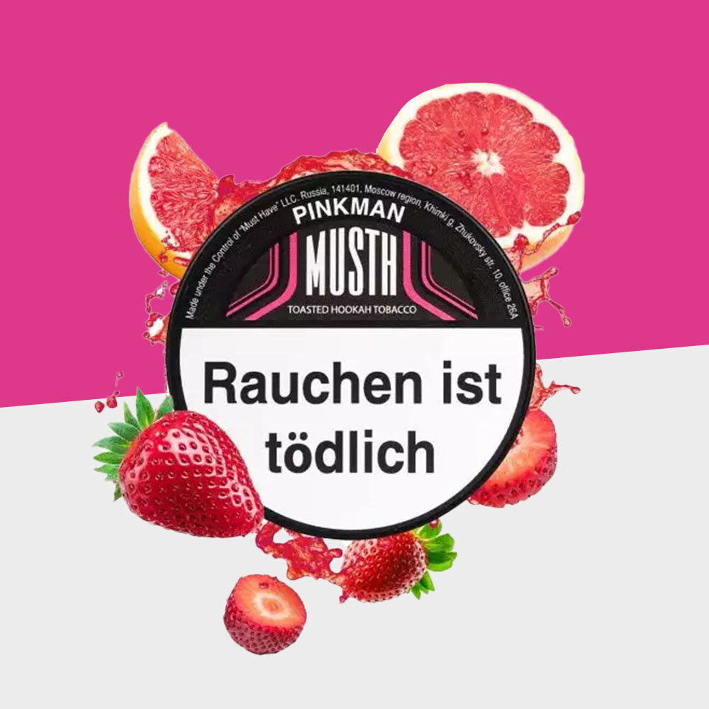 MustH - PINKMAN Shisha Tabak 200g | online kaufen, 35,90