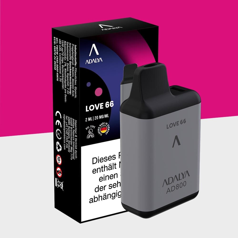 Adalya AD800 - Love 66 - Vape | online kaufen, 5,99