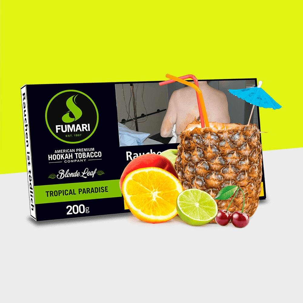 Fumari - Tropical Paradise Shisha Tabak 200g | online kaufen, 28,90