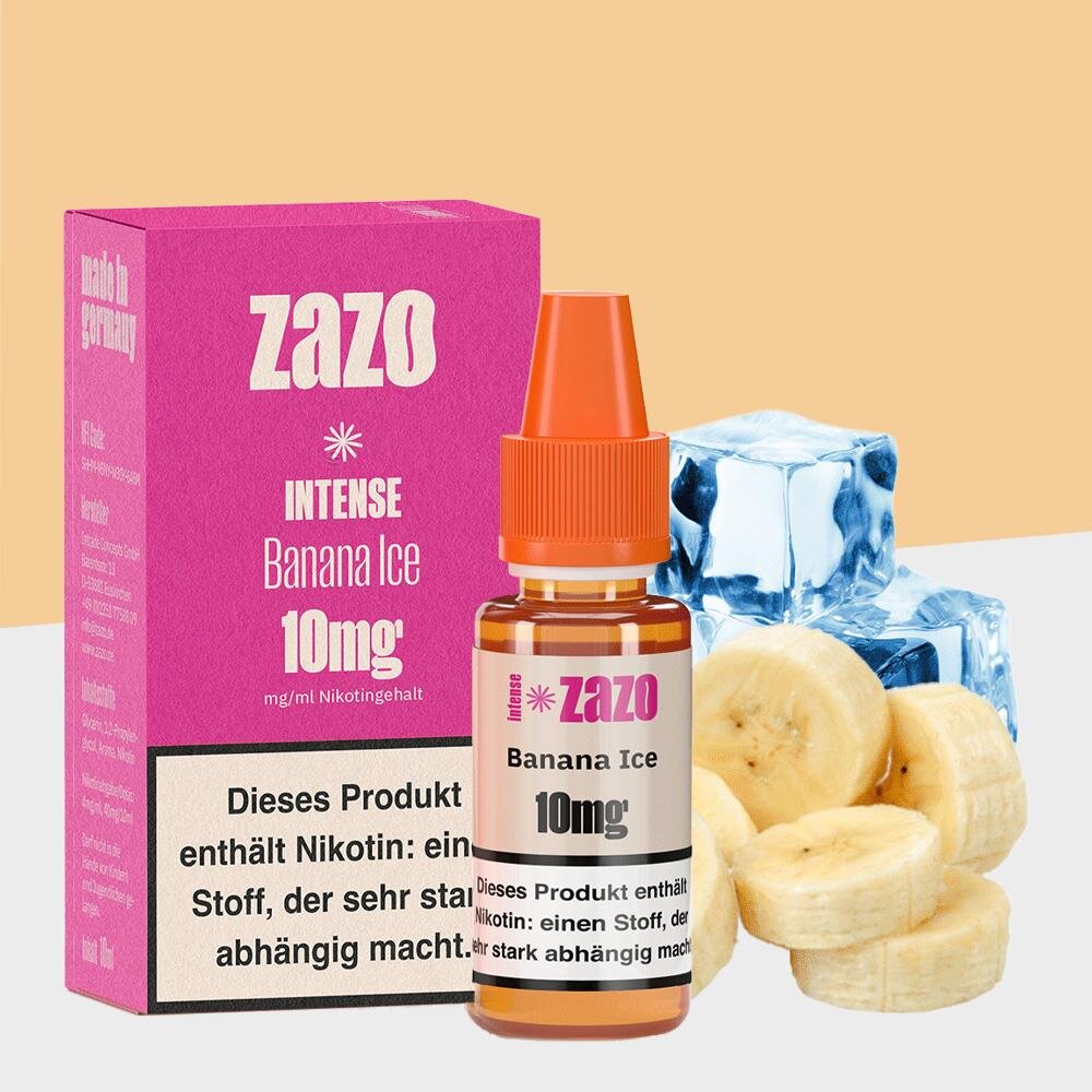 ZAZO Intense - Banana Ice 10mg/ml - Vape Juice | buy online, 7,99
