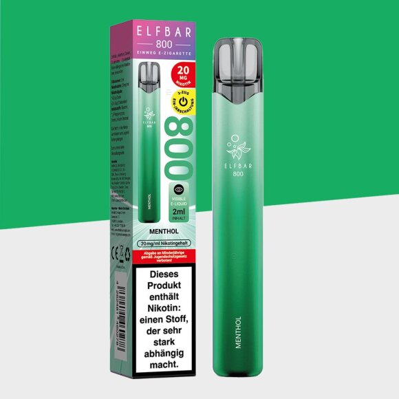 Elfbar 800 – Menthol – Disposable Vape | buy online, 6,99