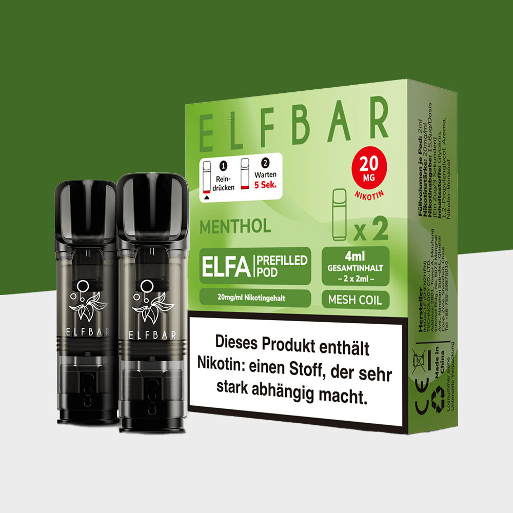 ELFA - Menthol - Pod (2er Pack) | online kaufen, 6,49
