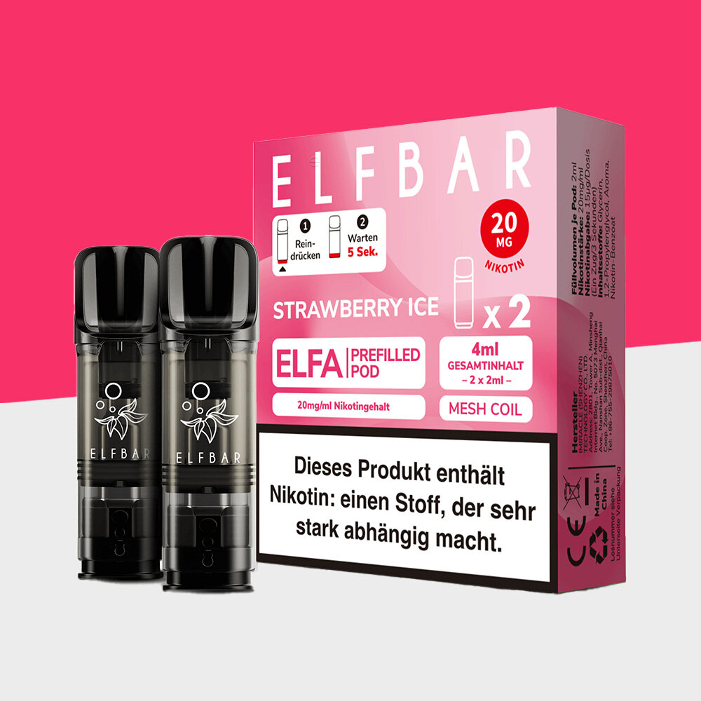 ELFA by Elfbar - Strawberry Ice - Pod | kaufen, 7,49