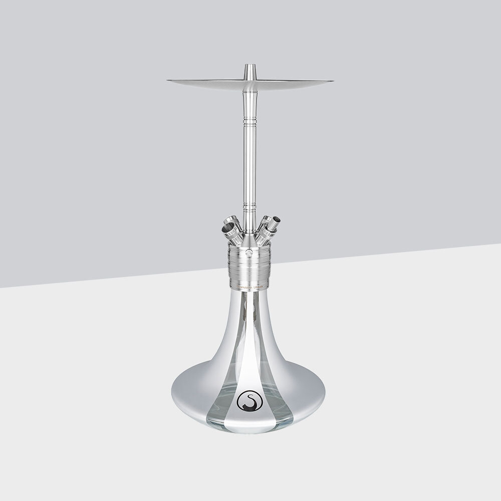 Steamulation - Silver Matt Metallic – Ultimate Gen. III Hookah | buy ...