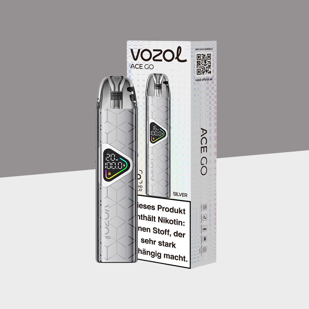 Vozol Ace Go - Silver - Refillable Pod Kit | kaufen, 14,99