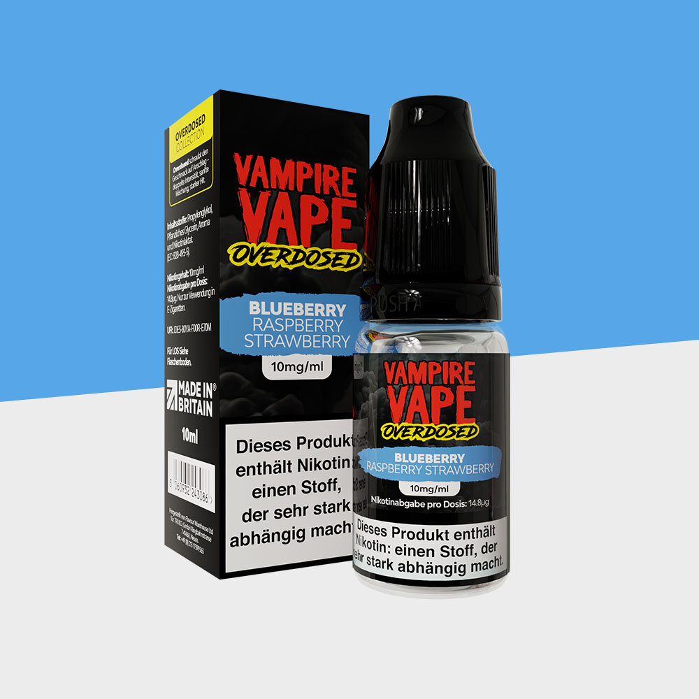 Vampire Vape - Blueberry Raspberry Strawberry 10mg, 6,99