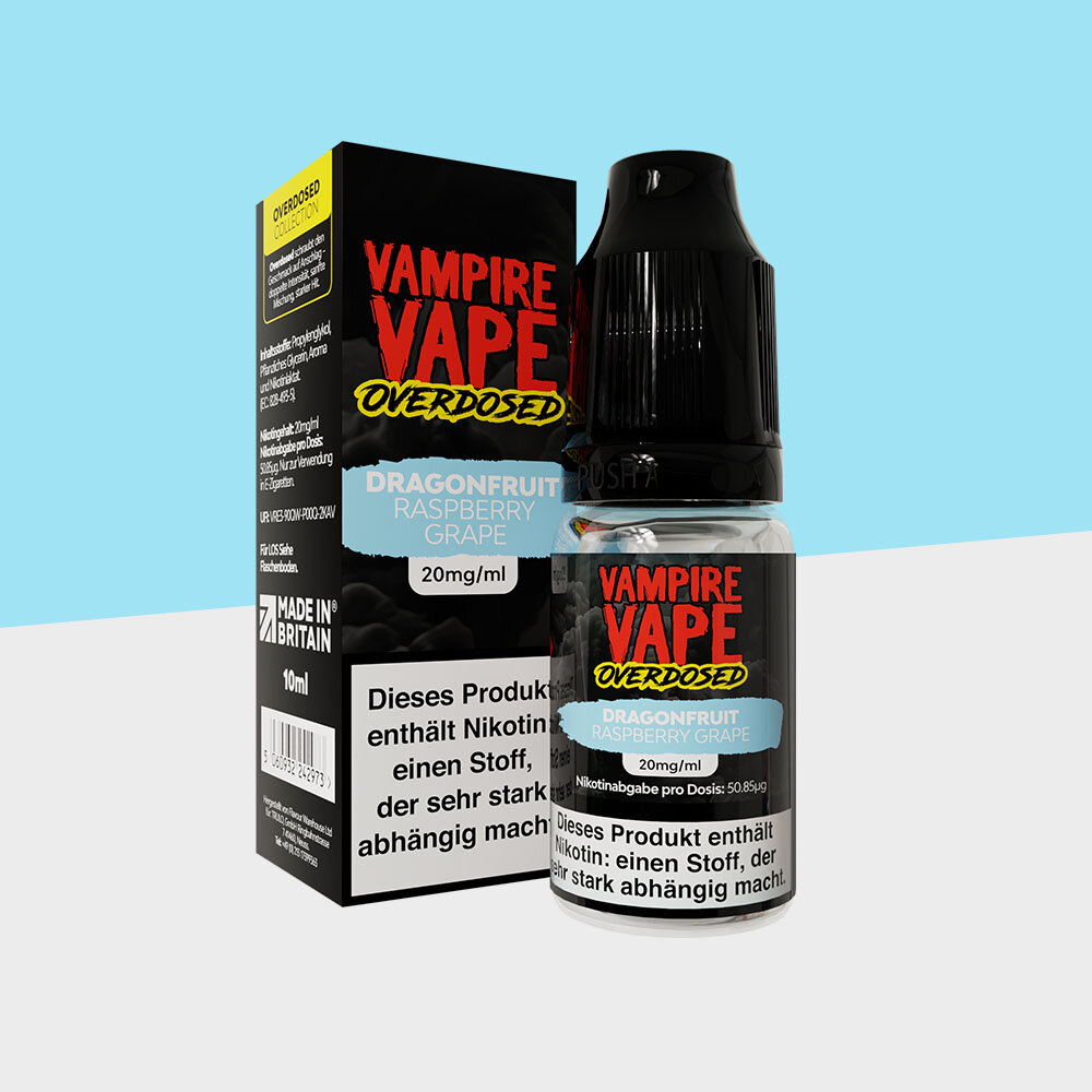 Vampire Vape - Dragonfruit Raspberry Grape 20mg, 7,99