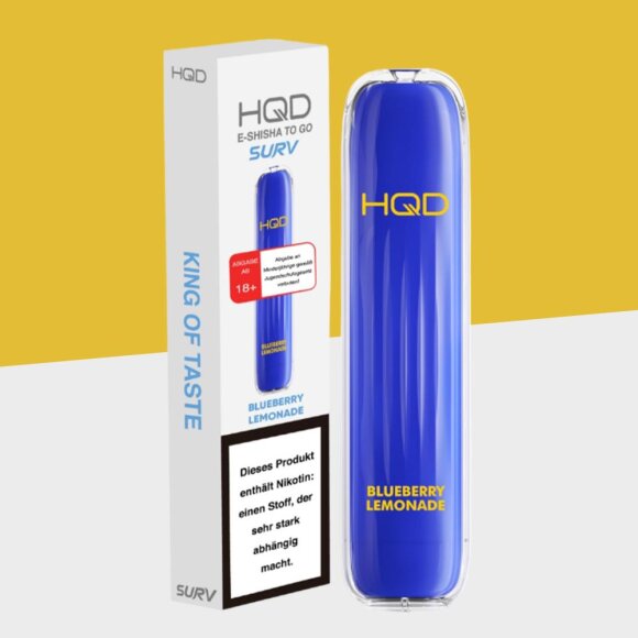 HQD - Einweg Vape Blueberry Lemonade | E-Shisha | günstig Online kaufen ...