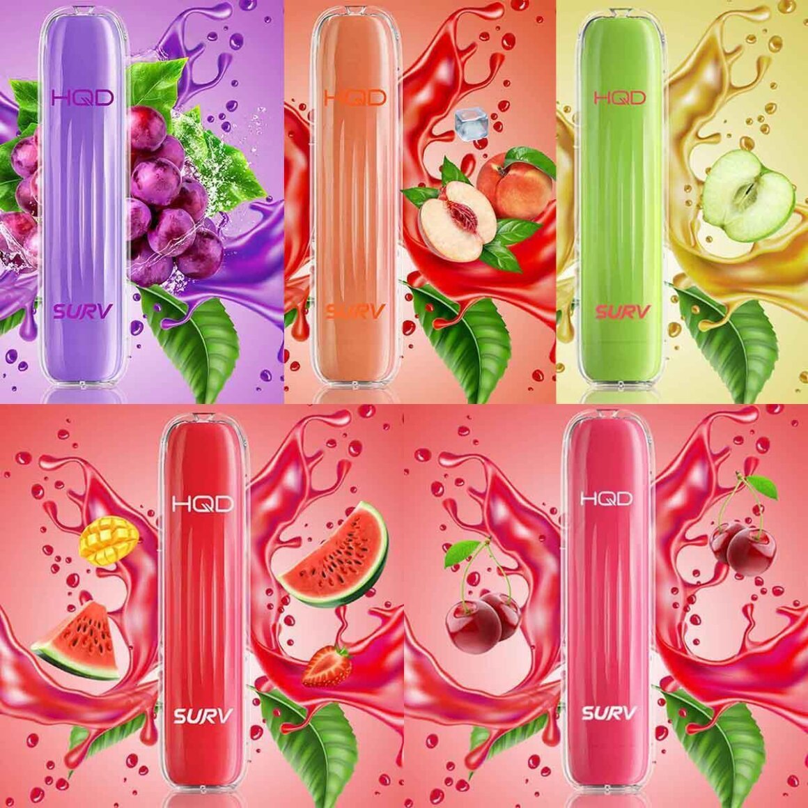 HQD Vape Probierset | E-Shisha | günstig Online kaufen, 34,90