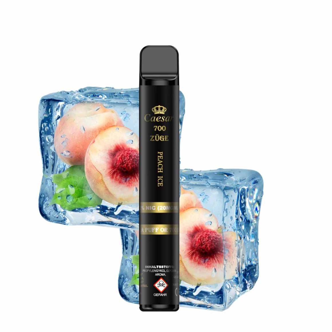 Caesar Peach Ice Vape E-Shisha - im Aladin Shisha Shop, 5,90