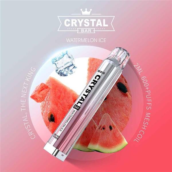 SKE Crystal Bar 600 Watermelon Ice - Einweg Vape - im Aladin Shisha ...