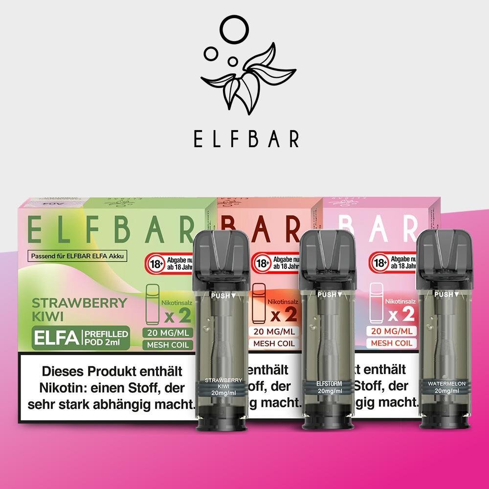 ELFA by Elfbar - Pod System | 2er Pack Pods | günstig Online kaufen, 5,99