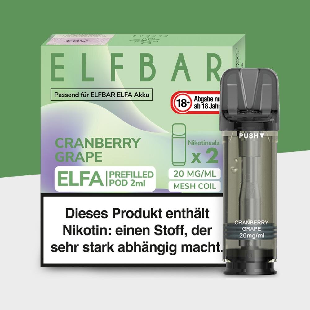 ELFA by Elfbar - Cranberry Grape - Pod, 5,99