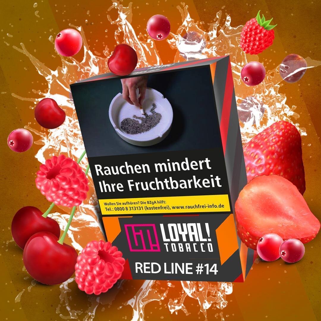 Loyal Tabak 25g - RED LINE #14 | Top Seller Online kaufen, 3,90
