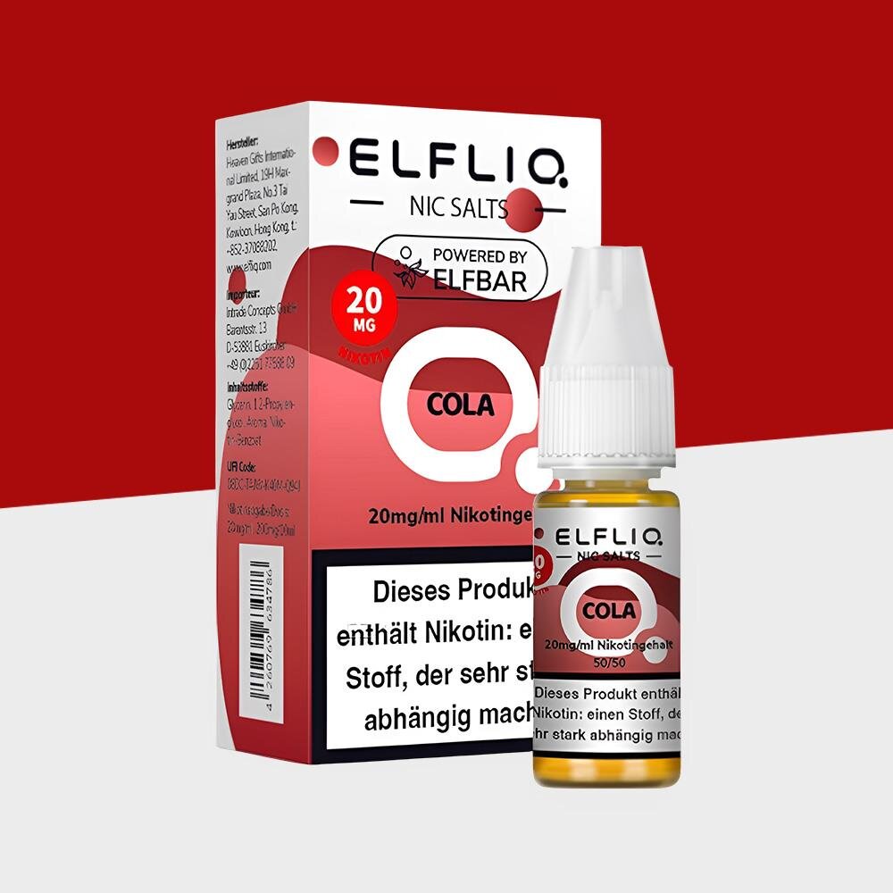 Elfliq Liquid Cola 20mg/ml - E-Liquid – Elfbar Aromen zum Top-Preis!, 7 ...