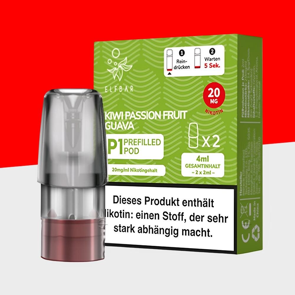 Mate 500 by Elfbar - Kiwi Passion Fruit Guava - Pod, 6,99