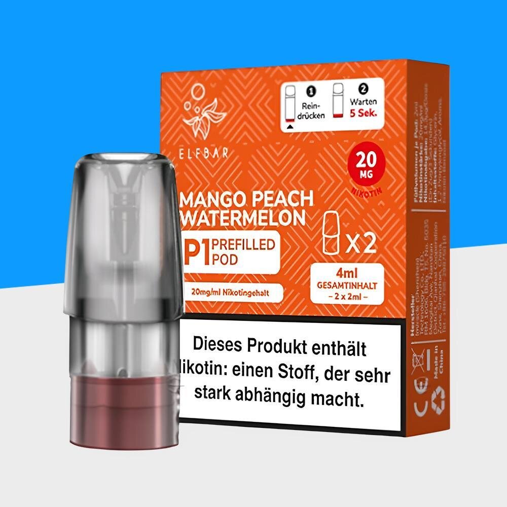 Mate 500 by Elfbar - Mango Peach Watermelon - Pod, 6,99