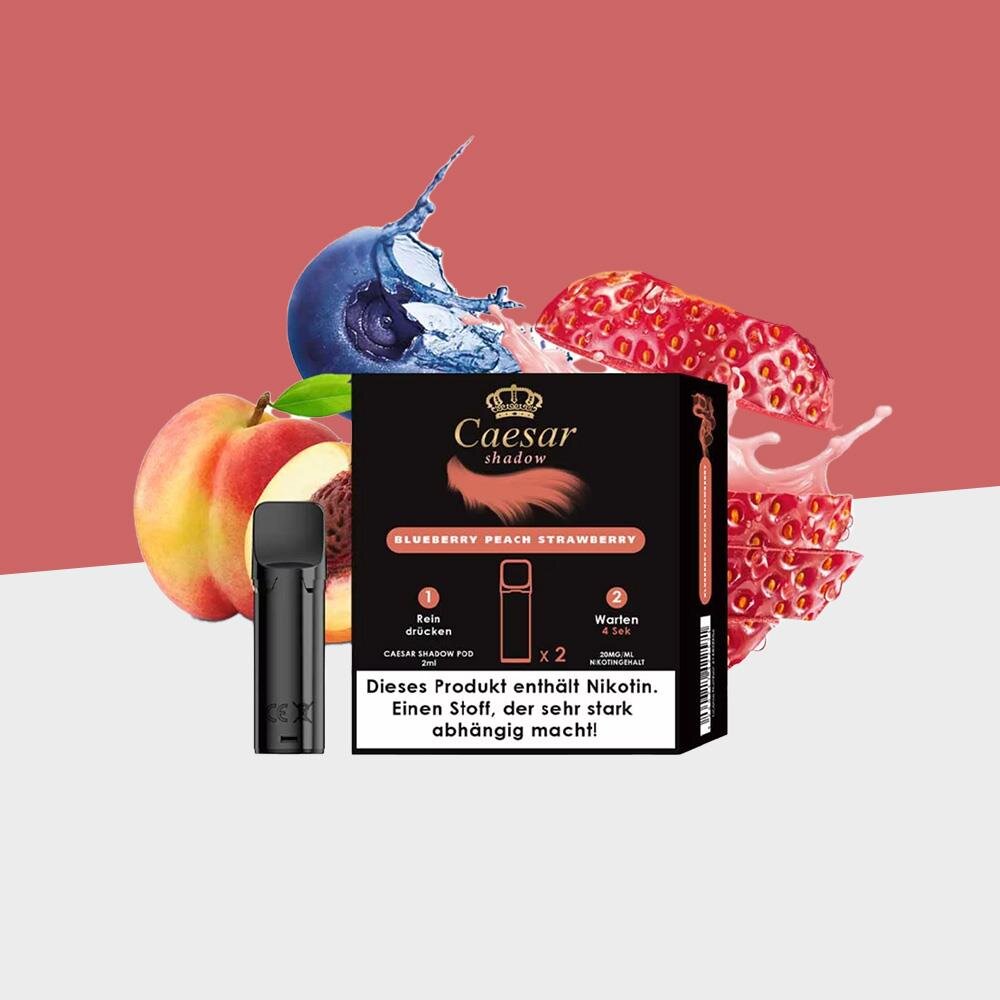 Caesar Shadow - Blueberry Peach Strawberry - Pod, 5,99
