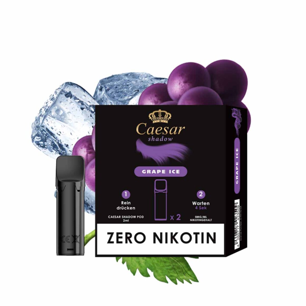 Caesar Shadow - Grape Ice 0mg/ml - Pod | kaufen, 5,99