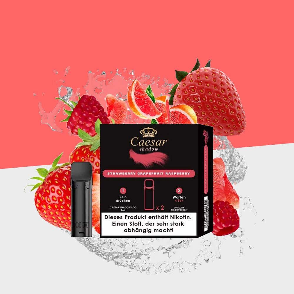 Caesar Shadow Strawberry Grapefruit Raspberry - Pod, 5,99