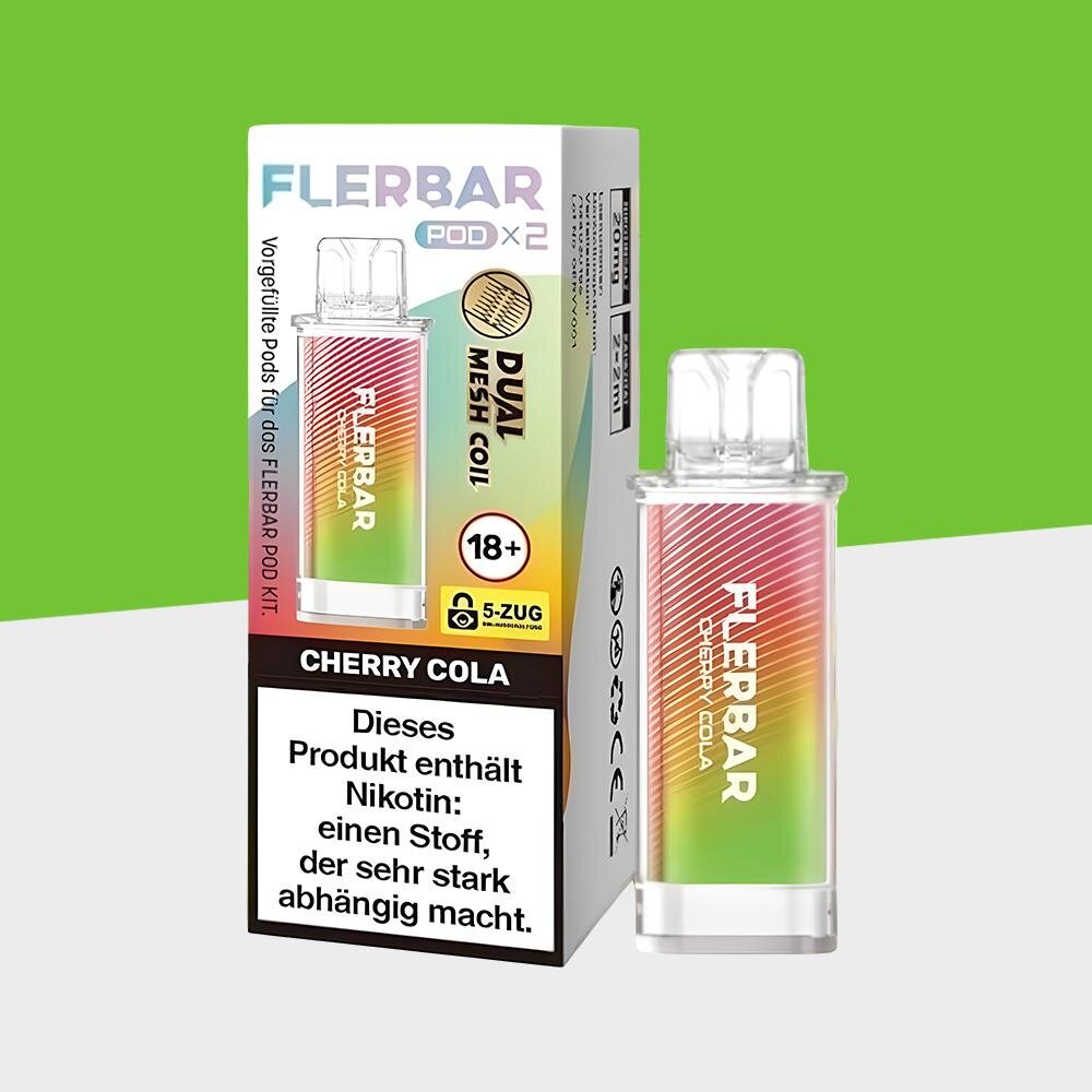 Flerbar - Cherry Cola Pod (2er Pack) – zum Top Preis, 7,99