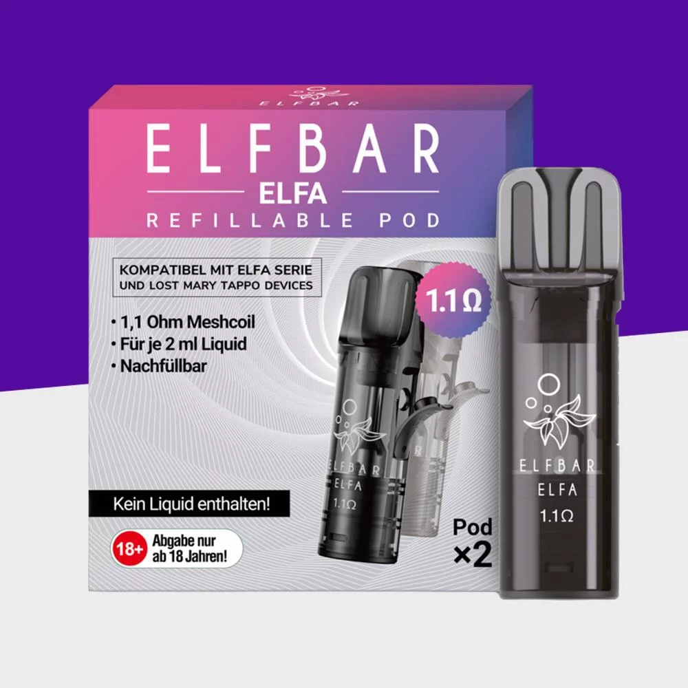 ELFA by Elf Bar - Refill Leer Pod System (2er Pack) günstig online ...