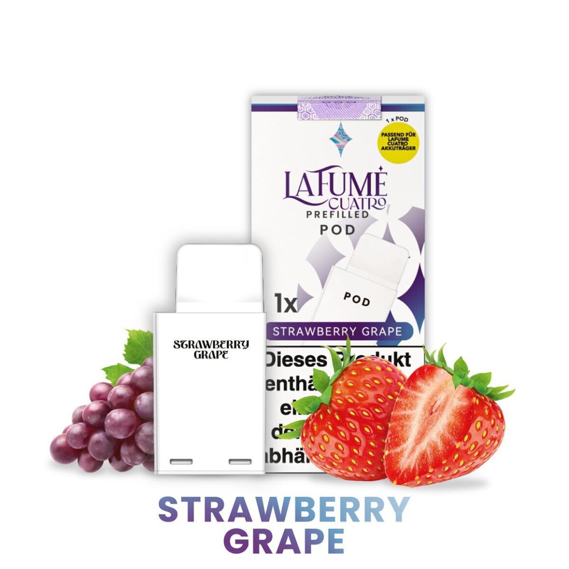 La Fume Cuatro - Strawberry Grape - Pod | kaufen, 3,99