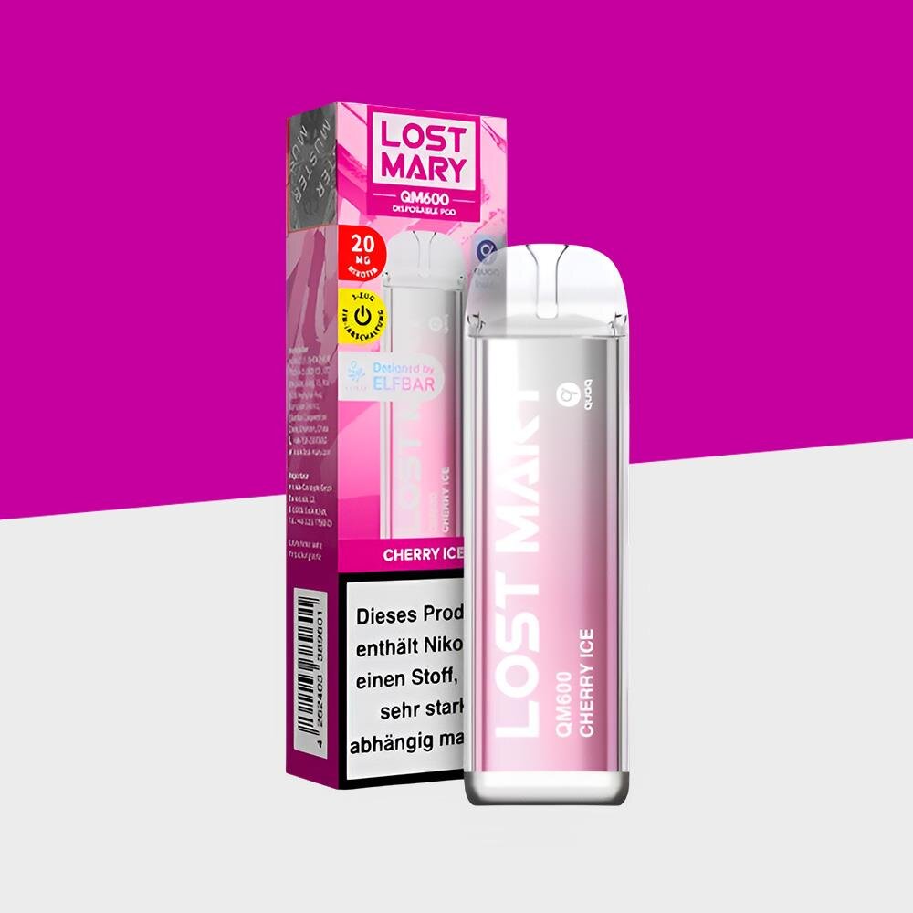 Lost Mary QM600 - Cherry Ice - Vape | kaufen, 6,99