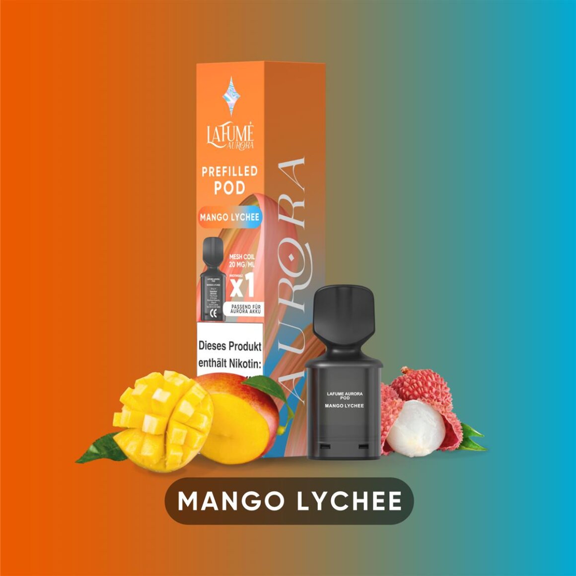 La Fume Aurora - Mango Lychee - Pod | online kaufen, 4,99