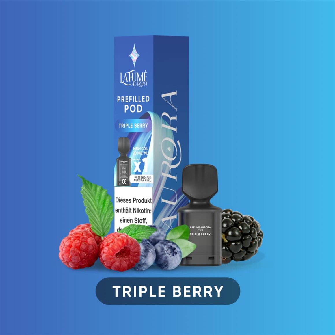 La Fume Aurora - Triple Berry - Pod | online kaufen, 4,99
