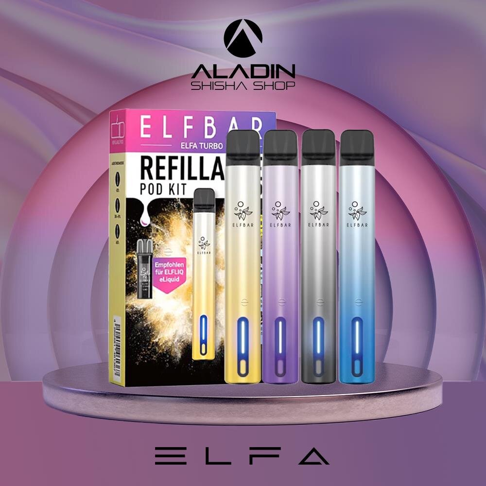 ELFA Turbo Refillable Pod Kit – Nachfüllen & sparen!, 14,99