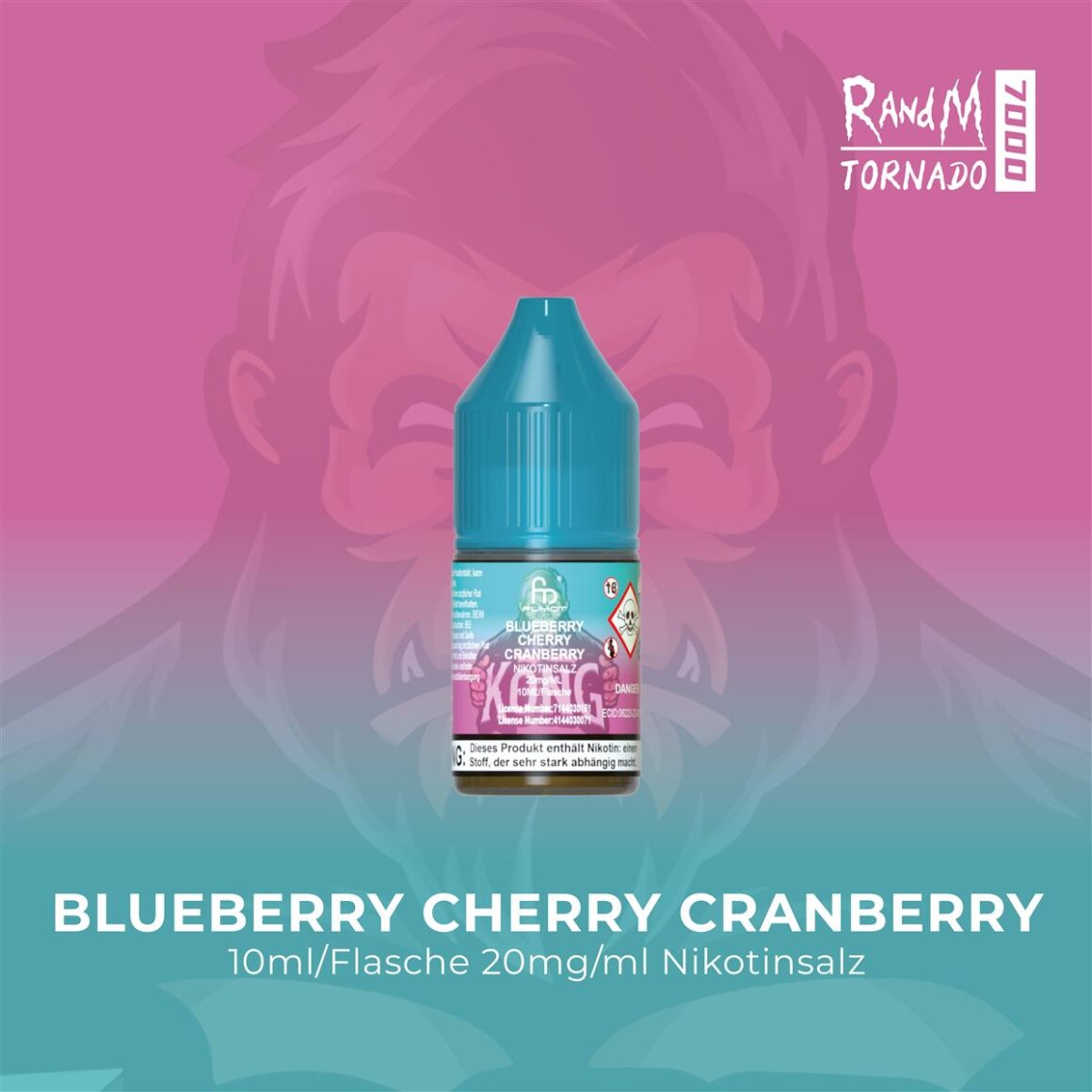 RandM - Blueberry Cherry Cranberry 20mg/ml E-Liquid, 6,99